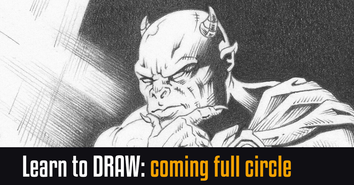 how to draw a demon circle