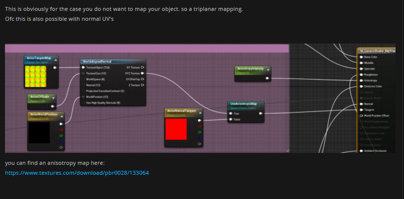 ArtStation - Wiring up Anisotropy in an Unreal Engine Shader