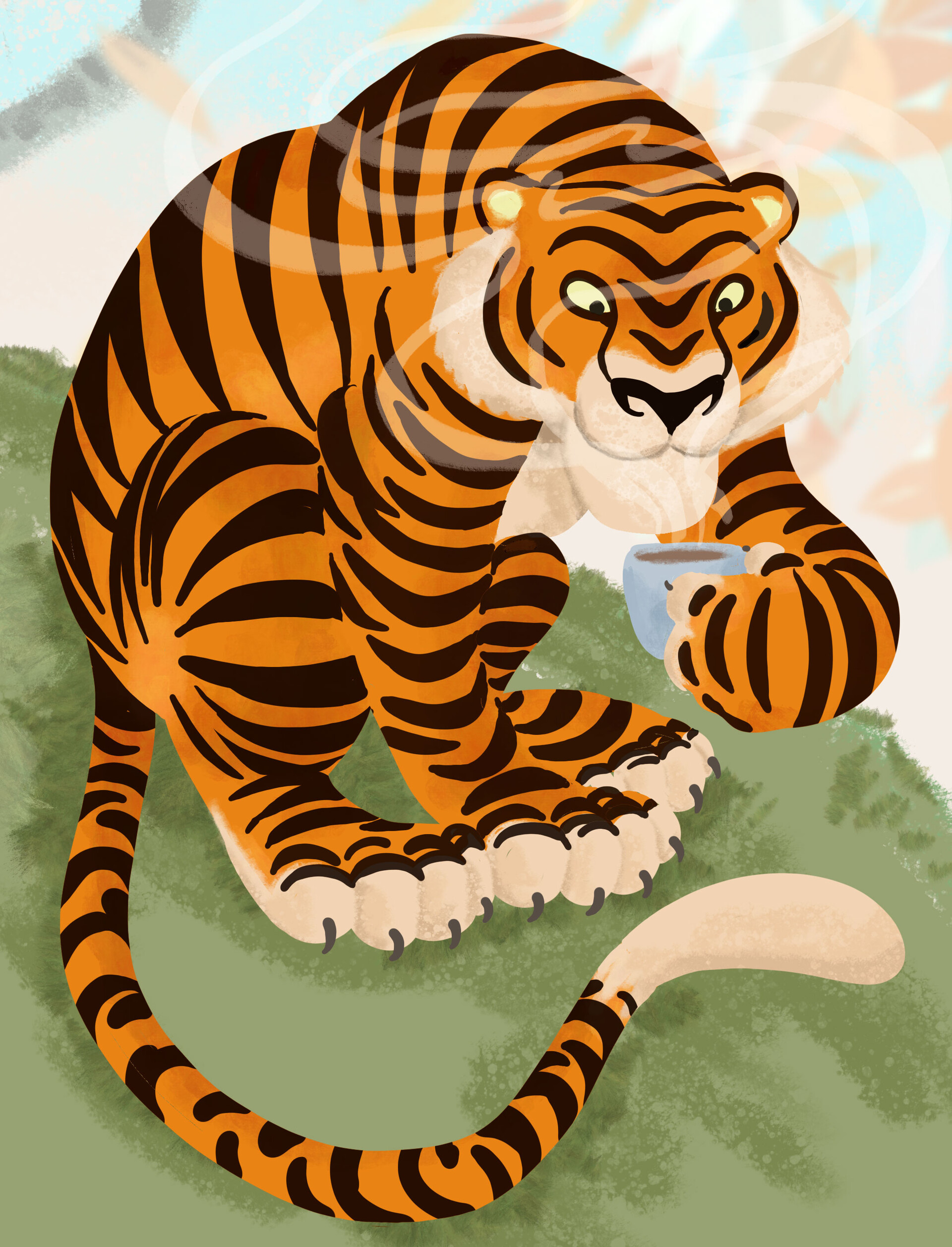ArtStation - tiger tea
