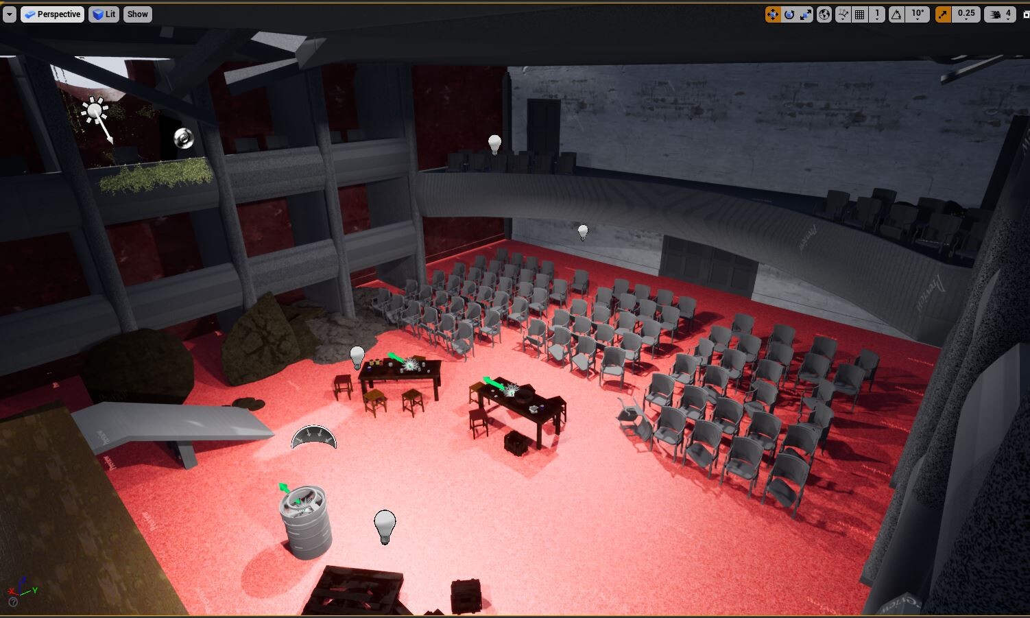 ArtStation - 3D Environment Theatre Project Week 09 - Beginning Of The End