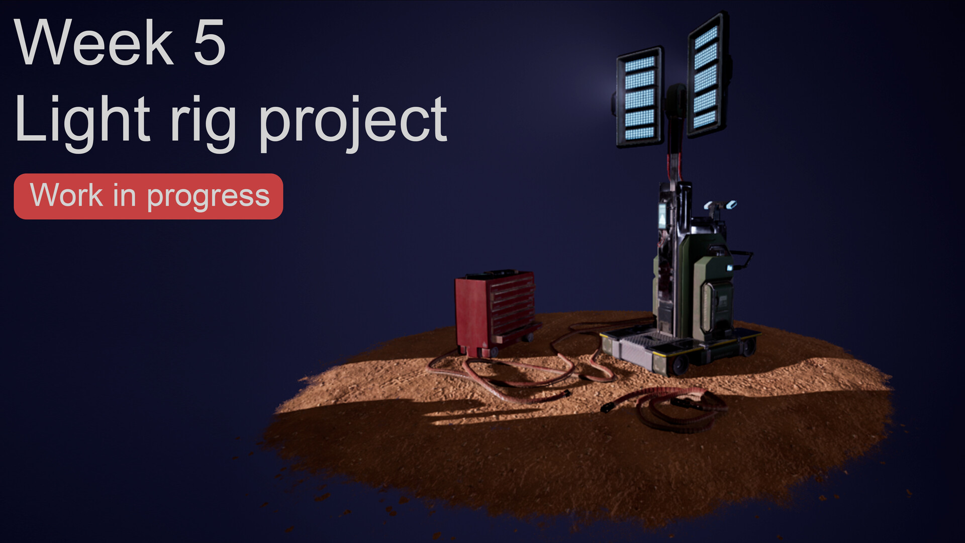 ArtStation - Week 5 - Light rig project