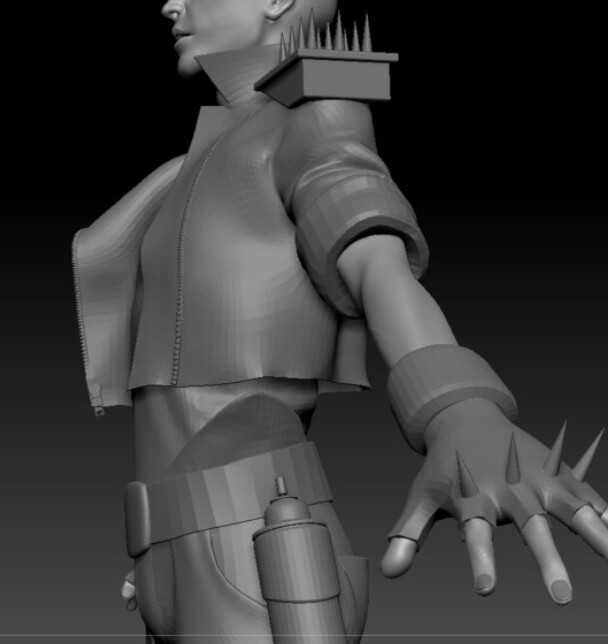 ArtStation - FMP Blog 4 - Clothing and prop blockout