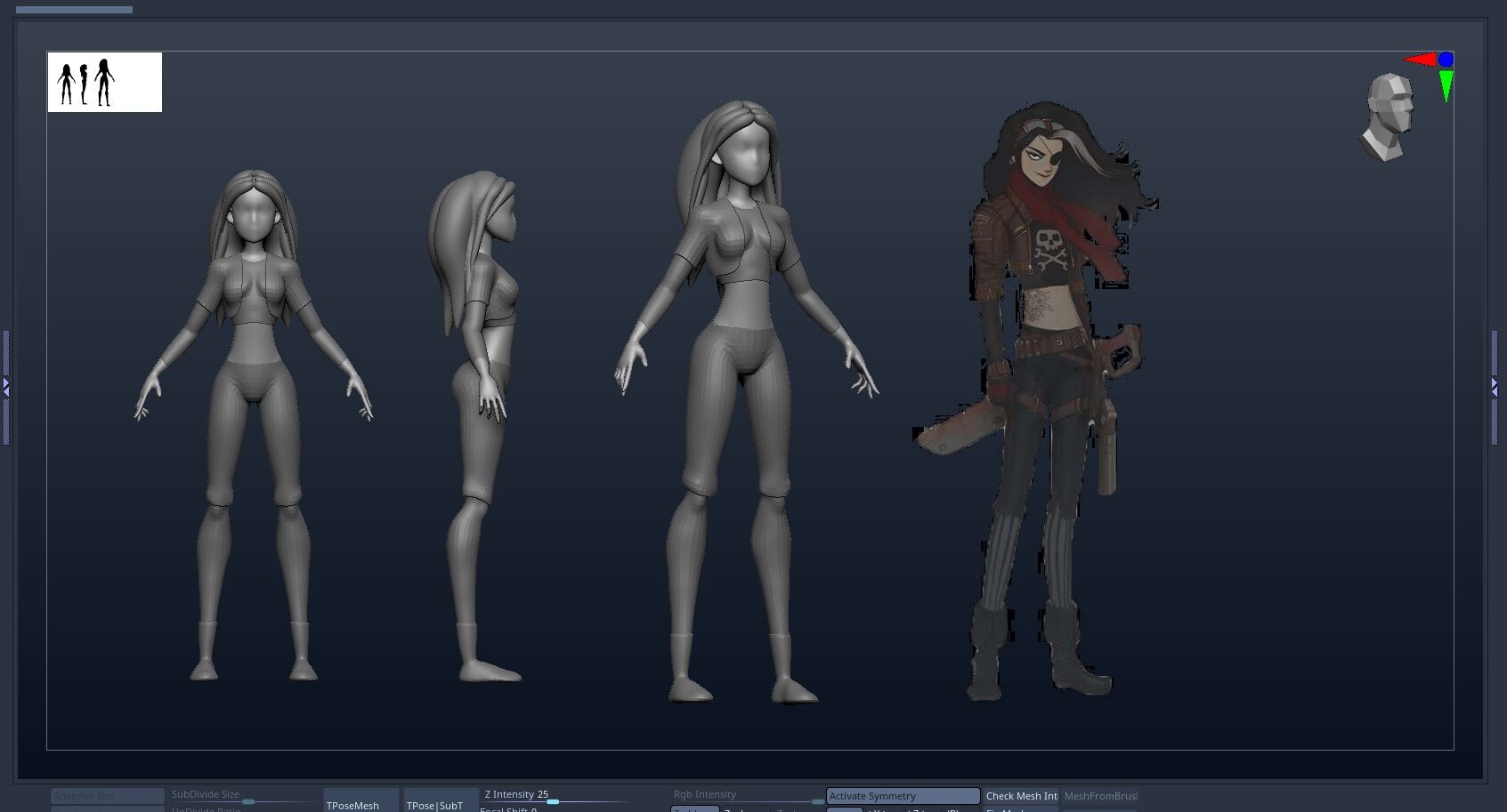 ArtStation - Post Apo girl 16