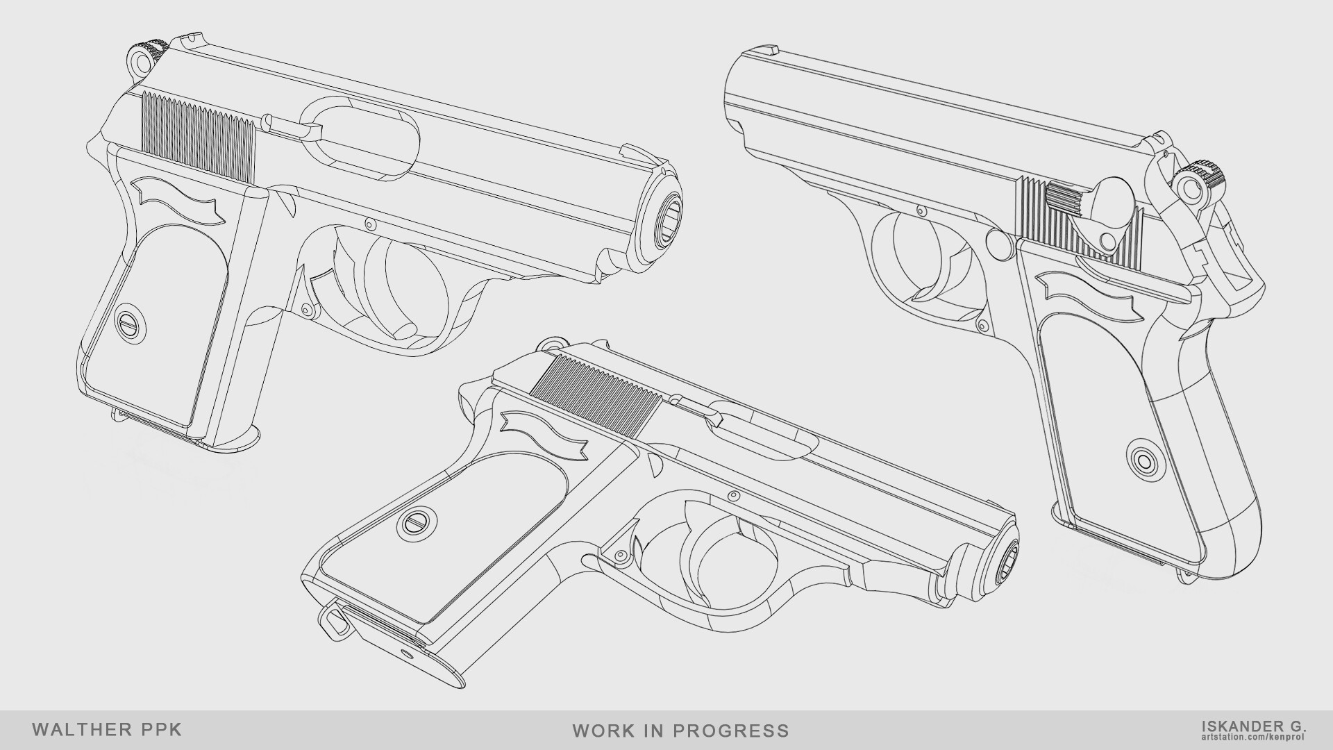 ArtStation - [Fusion 360] Walther PPK