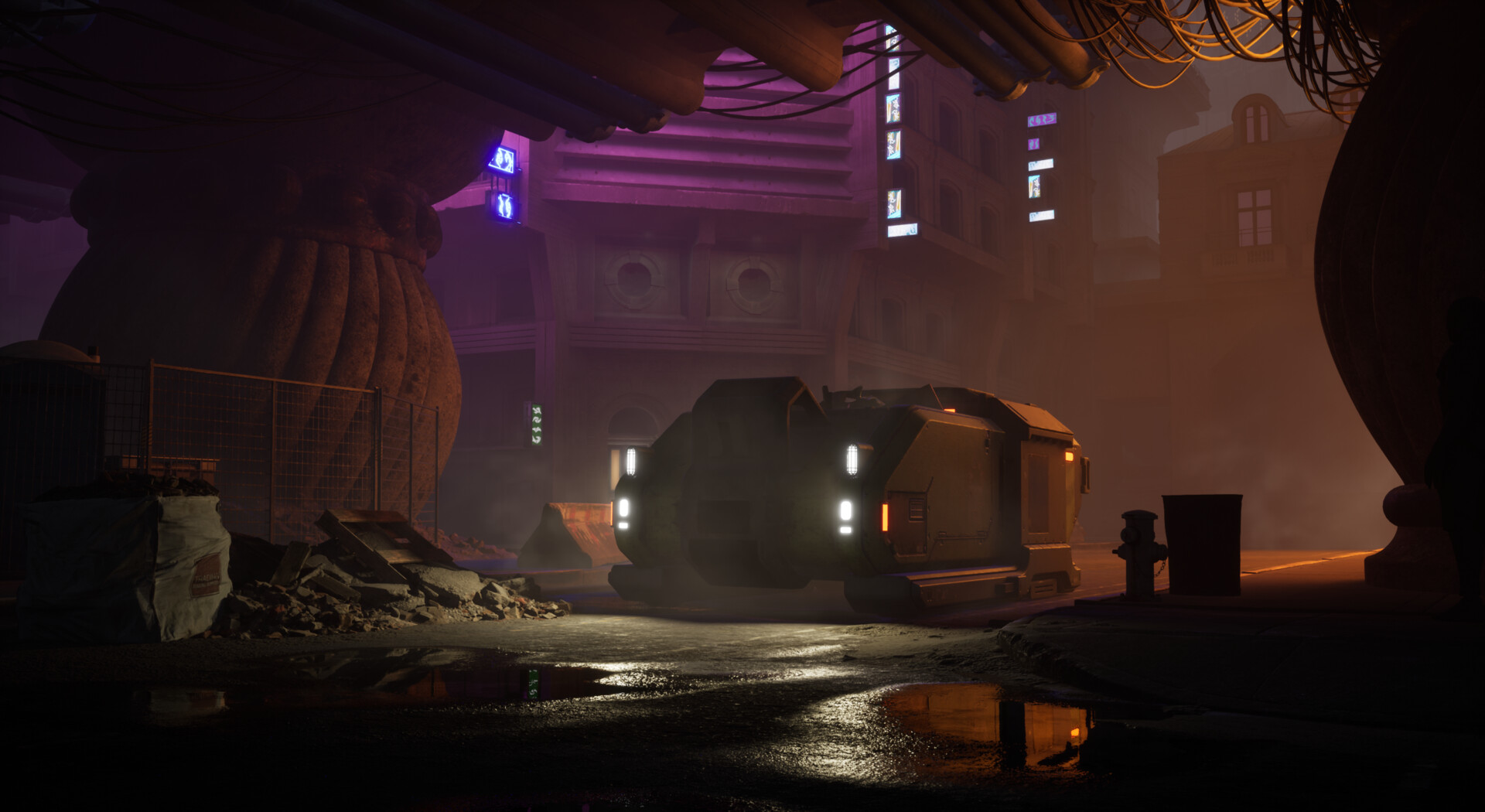 ArtStation - Future Concept - Automated Trash Vehicle (WIP UPDATE)