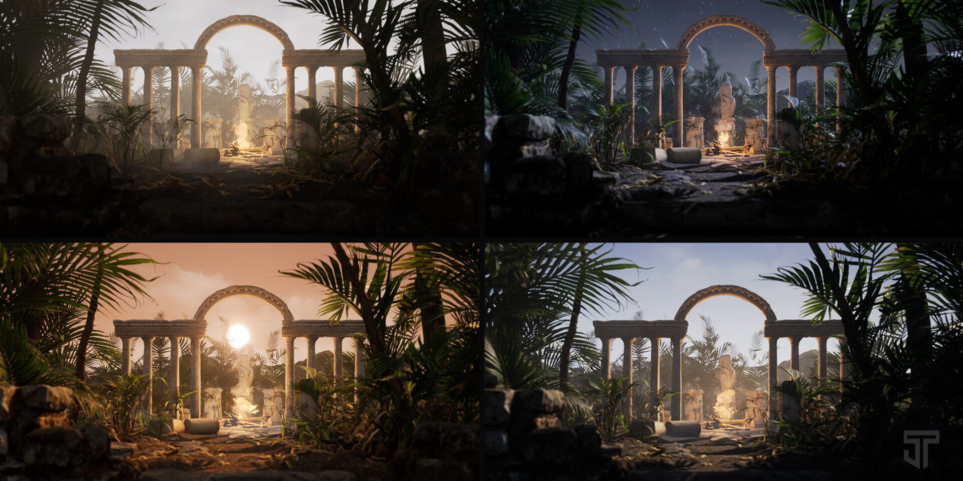 ArtStation - Dynamic Lighting & Environment Composition (Part 2)