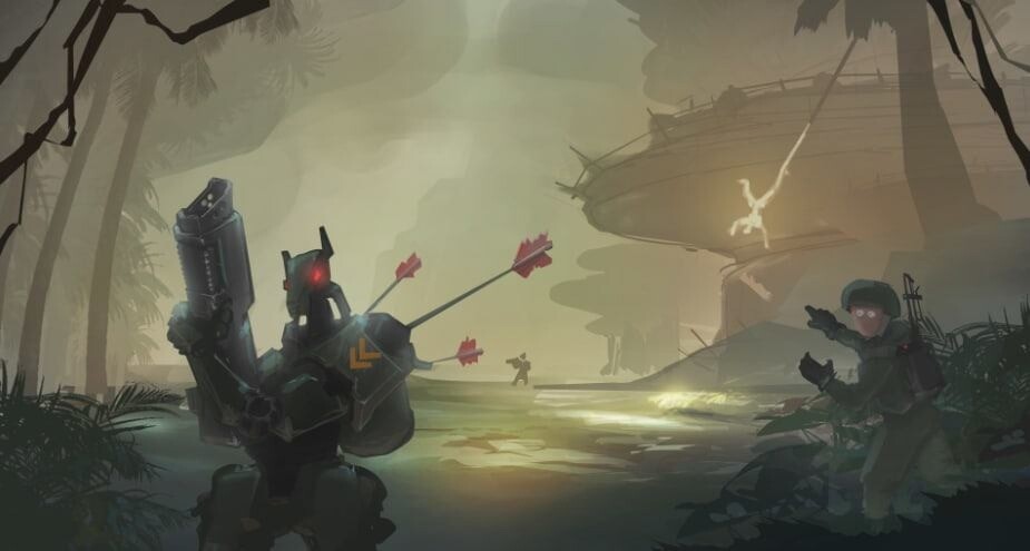 ArtStation - Ambush. Color sketch variant