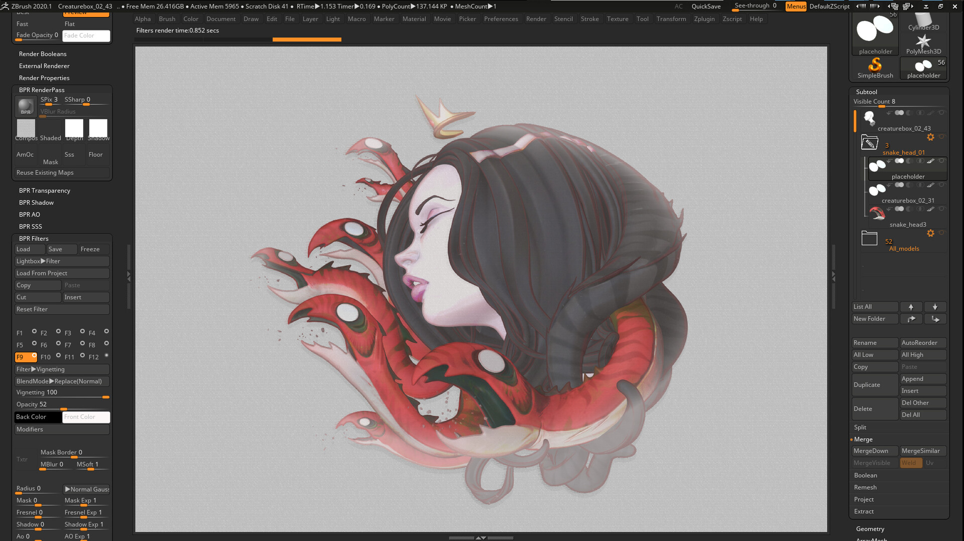 ArtStation - Another creature box speed/timelapse sculpt