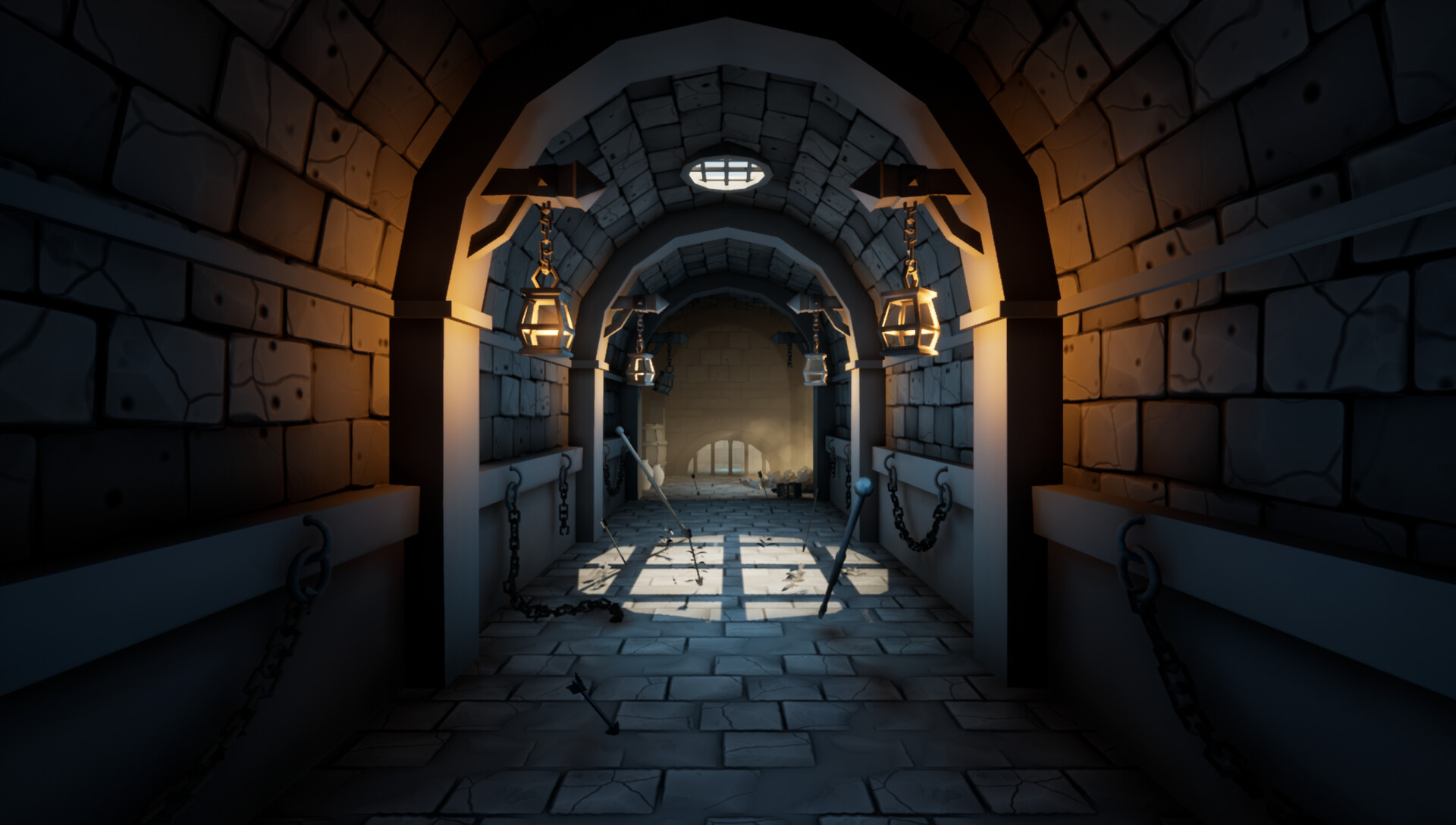 ArtStation - Dungeon Corridor - Catch Up :)