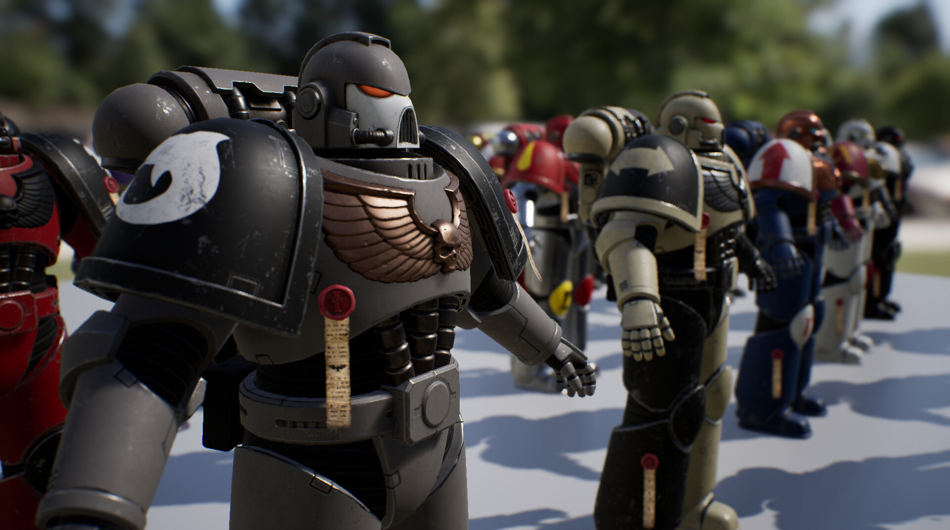 Stefano Bernardi - Customizable Space Marine in Unreal Engine