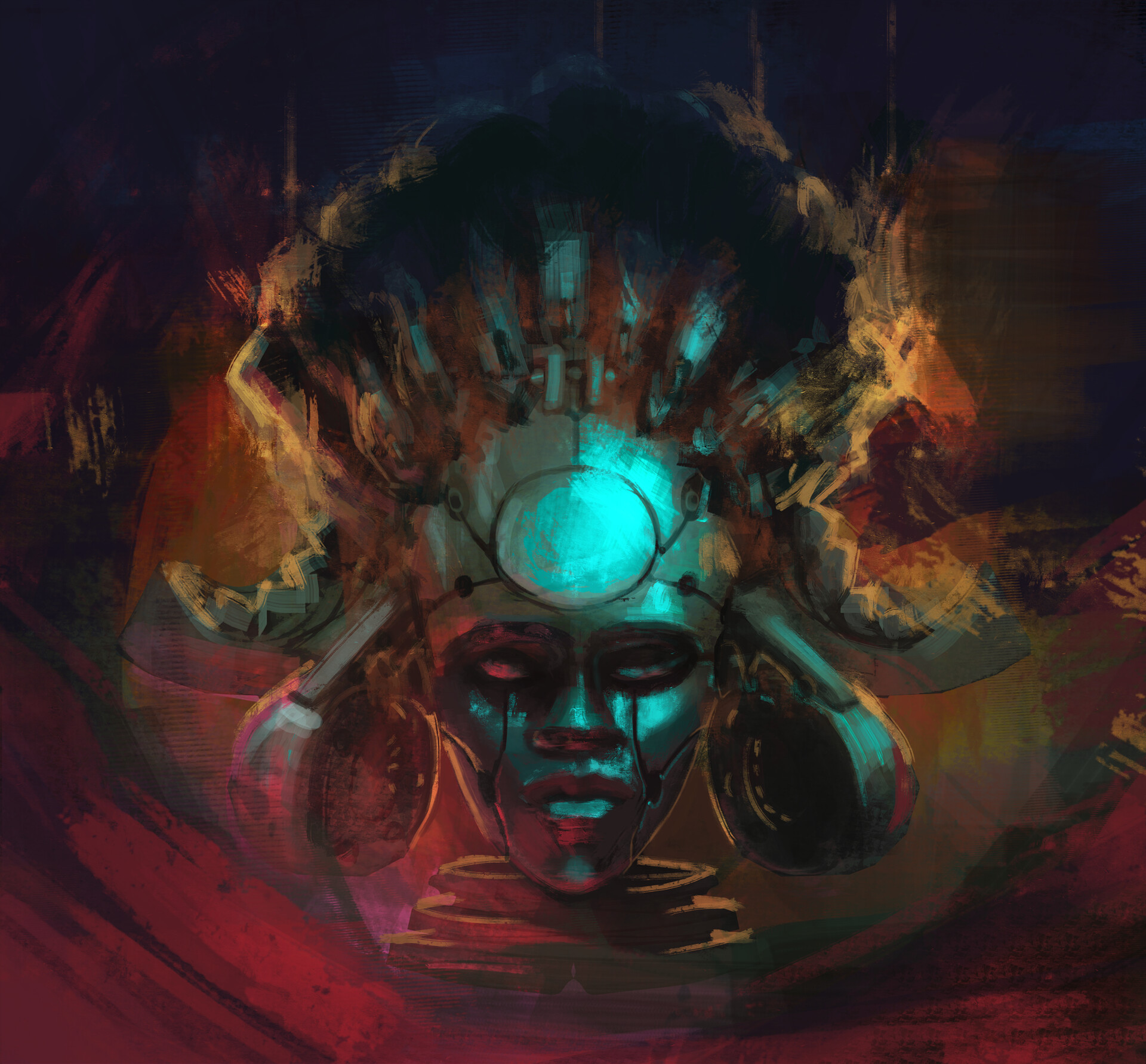 ArtStation - Day_13. Flower.