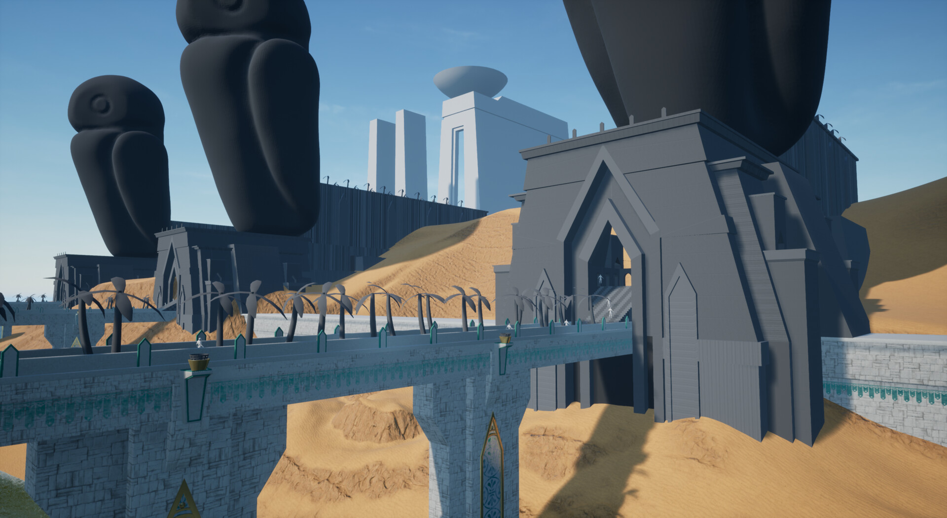 ArtStation - Progression #1 - Owl Temple Environment - UE4