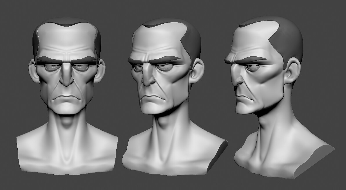 Grumpy dude by Makar Malicki : Continue sketching every day :)patreon.com/malicki-花瓣网