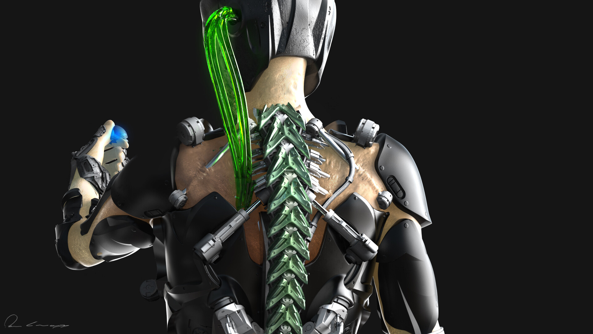 ArtStation - Exo Thoracic Spine