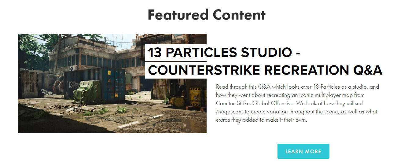 ArtStation - 13 PARTICLES STUDIO - COUNTERSTRIKE RECREATION Q&A