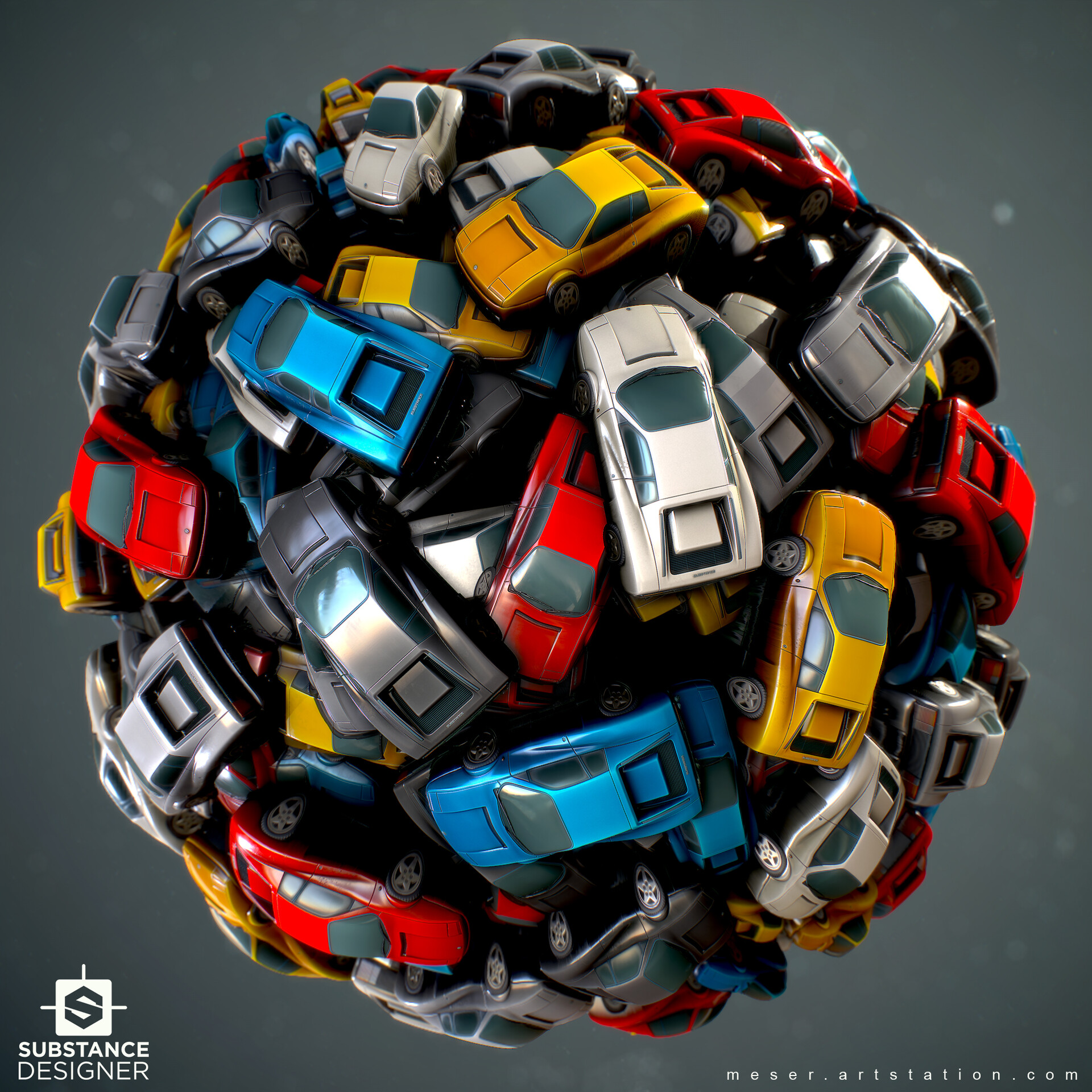 ArtStation - Toy Cars Material