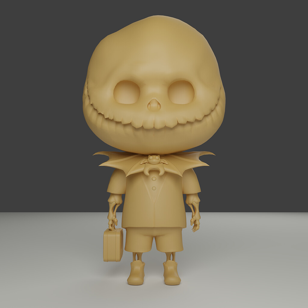 ArtStation - Project in Progress - Baby Jack- Retopology all done