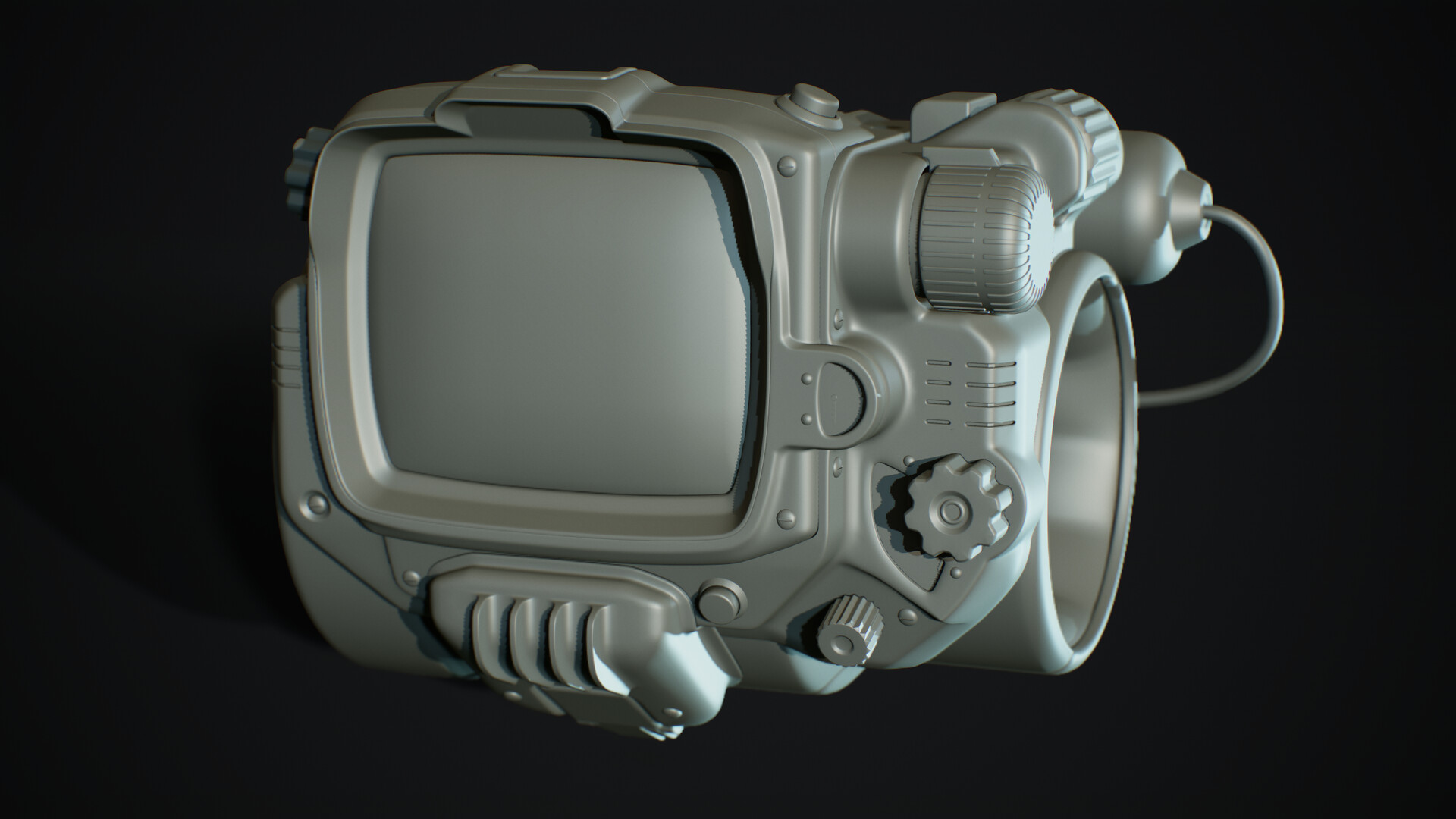 ArtStation - Fallout 4 Red Rocket Service Station WIP #027