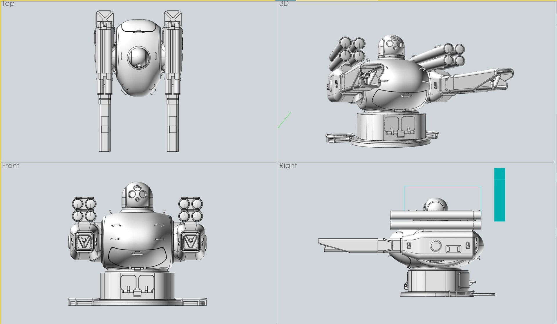 ArtStation - Particle Accelerator CIWS Turret