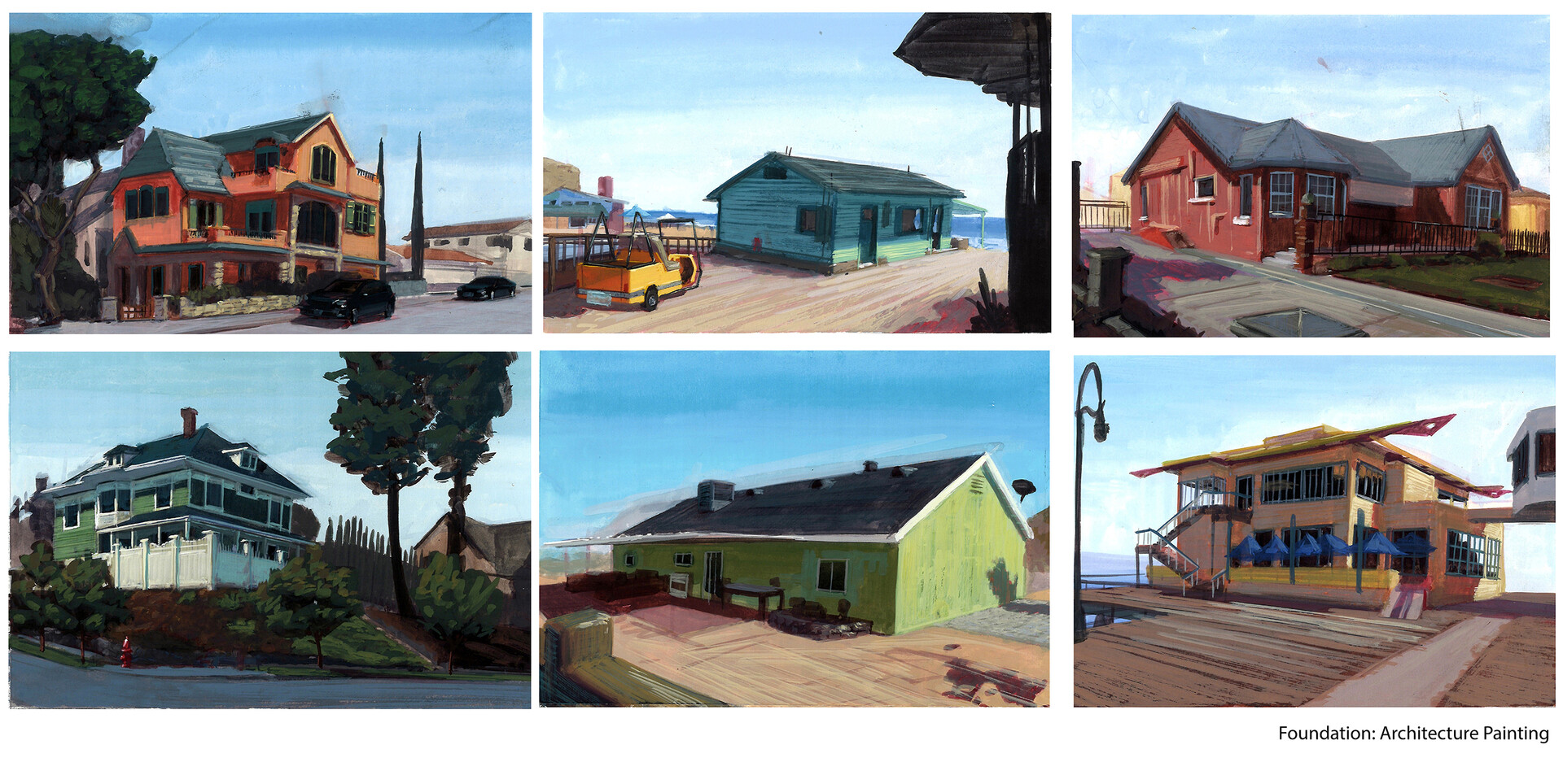 ArtStation - Building Studies