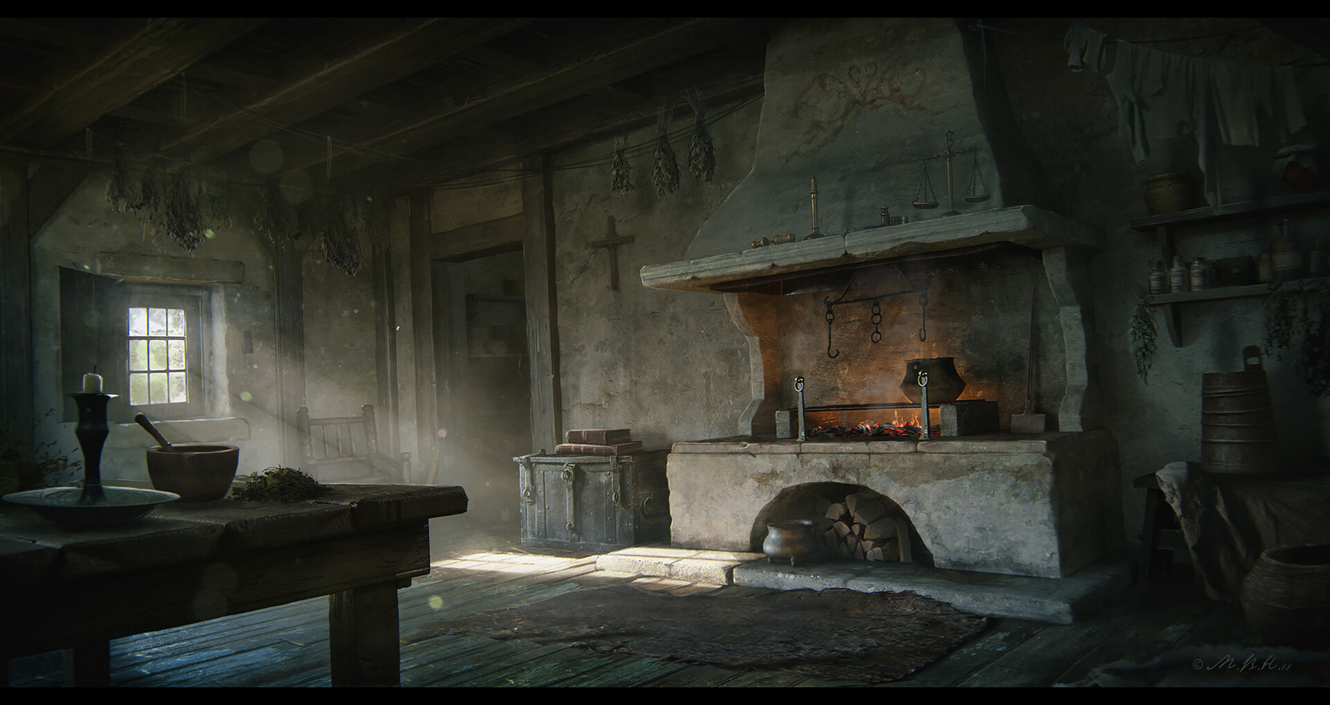 ArtStation - [WIP] UE5 Environment - Healer's House (Part 1)