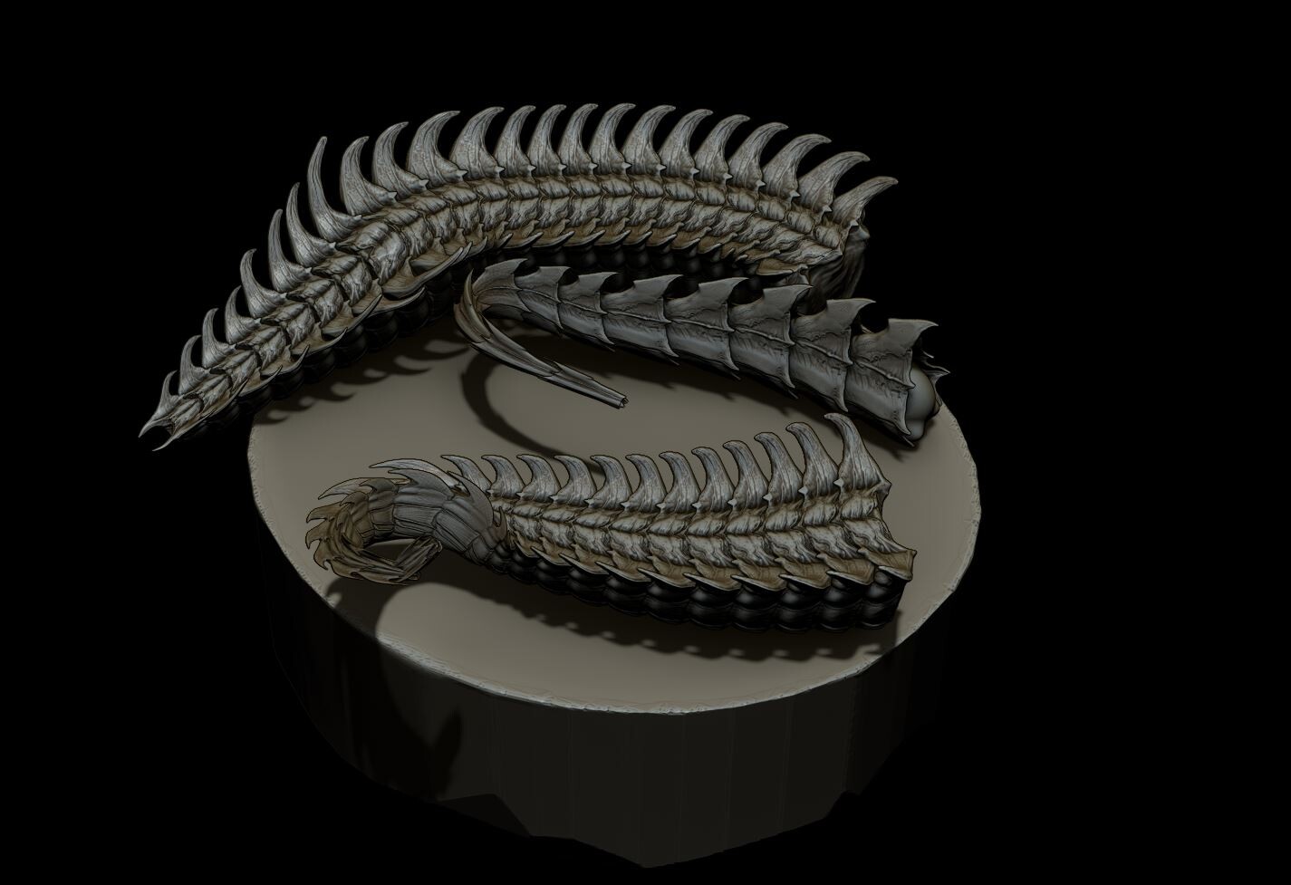 ArtStation - Two more reptilian Tails for the upcoming pack