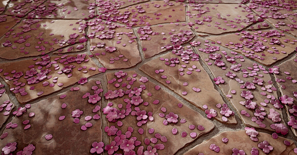 ArtStation - Slate Paving - Spring is coming | Breakdown