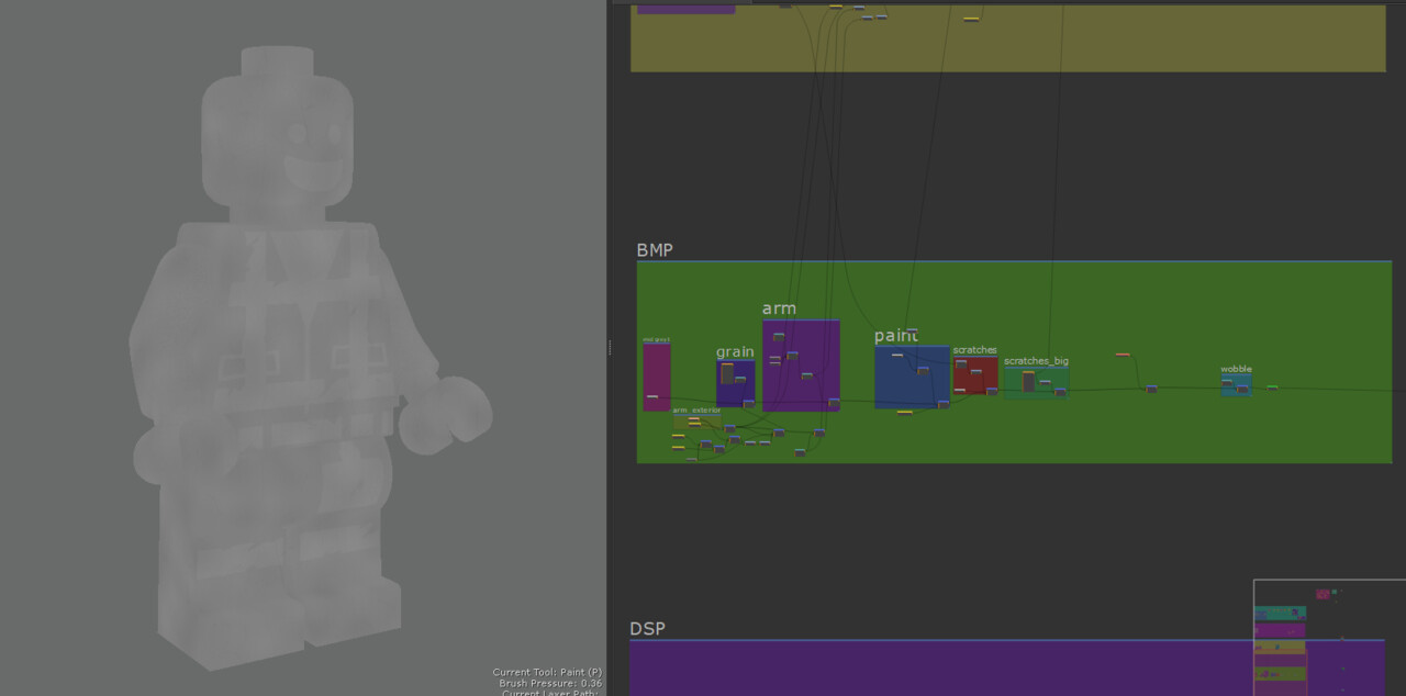 Timothée Maron - Lookdev Study | Lego Minifigure - Part 04 UV and Texturing