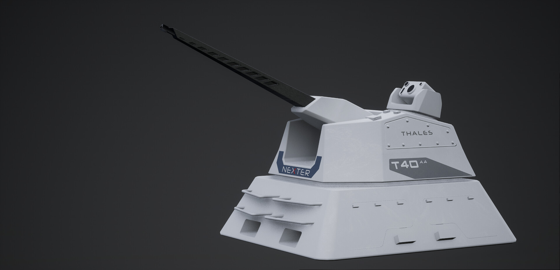 ArtStation - Stealth turret 2nd art pass