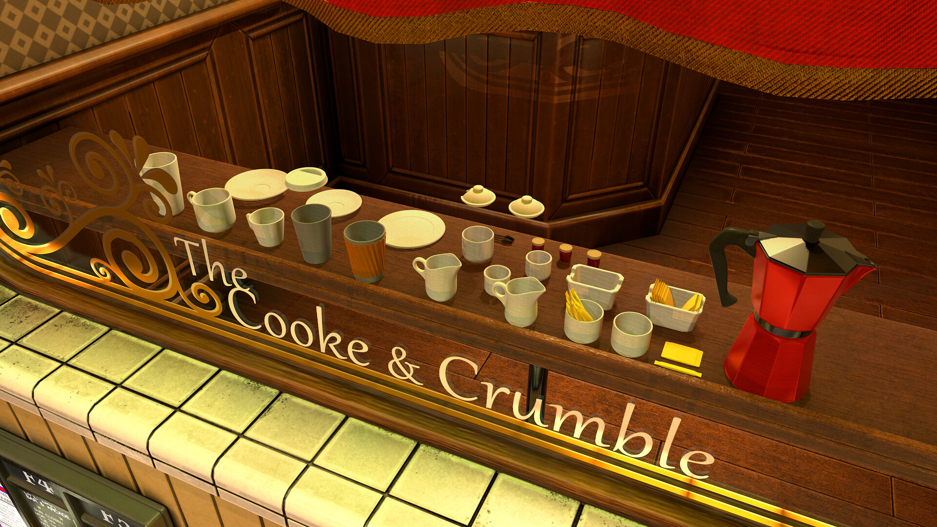 Desmond Walsh - Coffee Shop Props - WIP 1