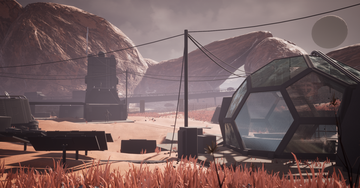 ArtStation - Update #3 - Space Desert, Scientific Research Outpost (UE5 ...