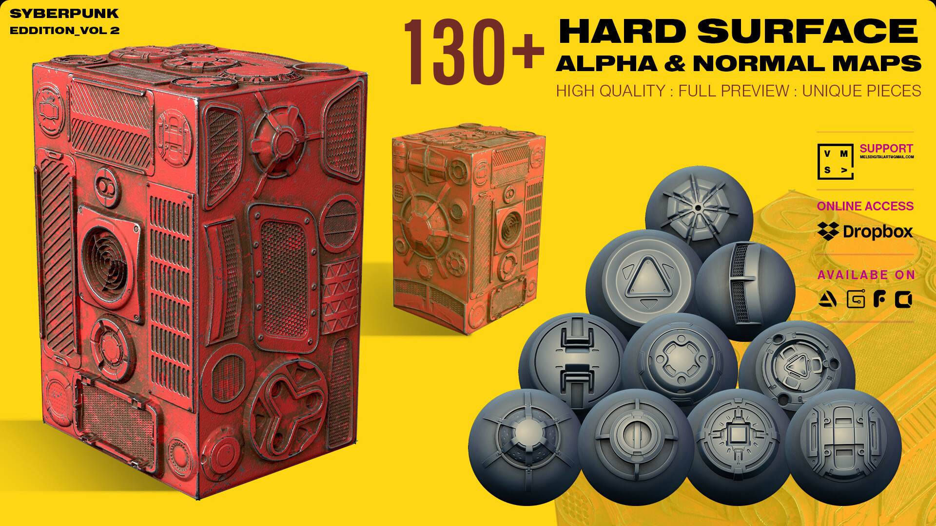 ArtStation - SCI-FI Hard Surface Alphas IS OUT