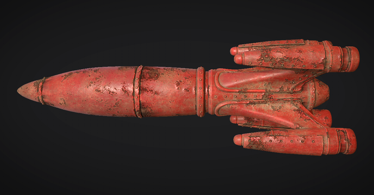 ArtStation - Fallout 4 Red Rocket Service Station WIP #033