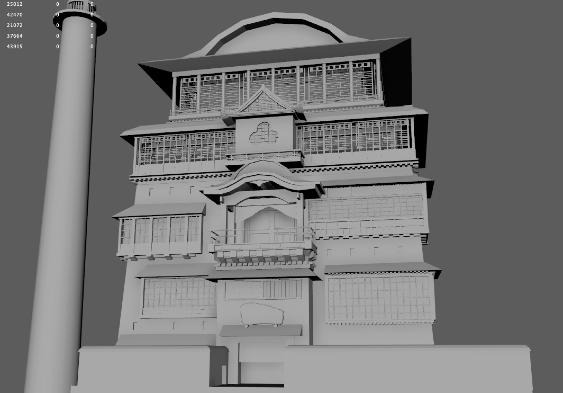 ArtStation - Spirited Away Bathhouse