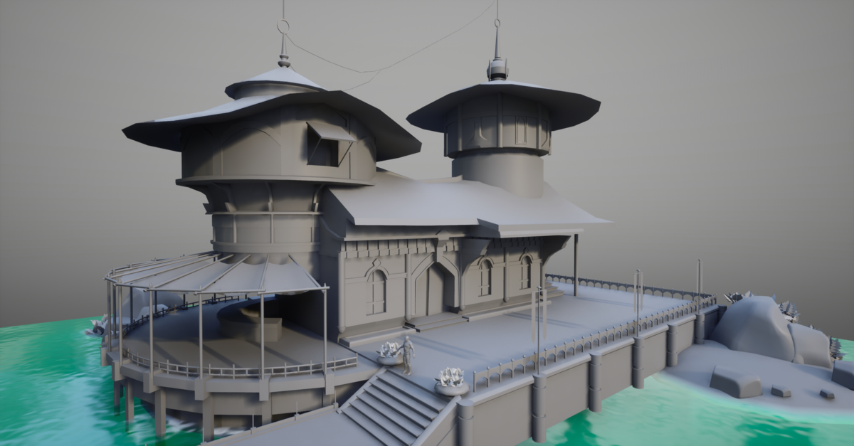 ArtStation - CGMA Diorama, Week 1 and 2