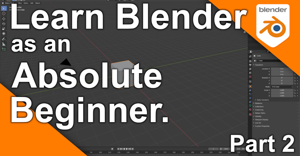 ArtStation - Learn Blender as an Absolute Beginner: Part 2!