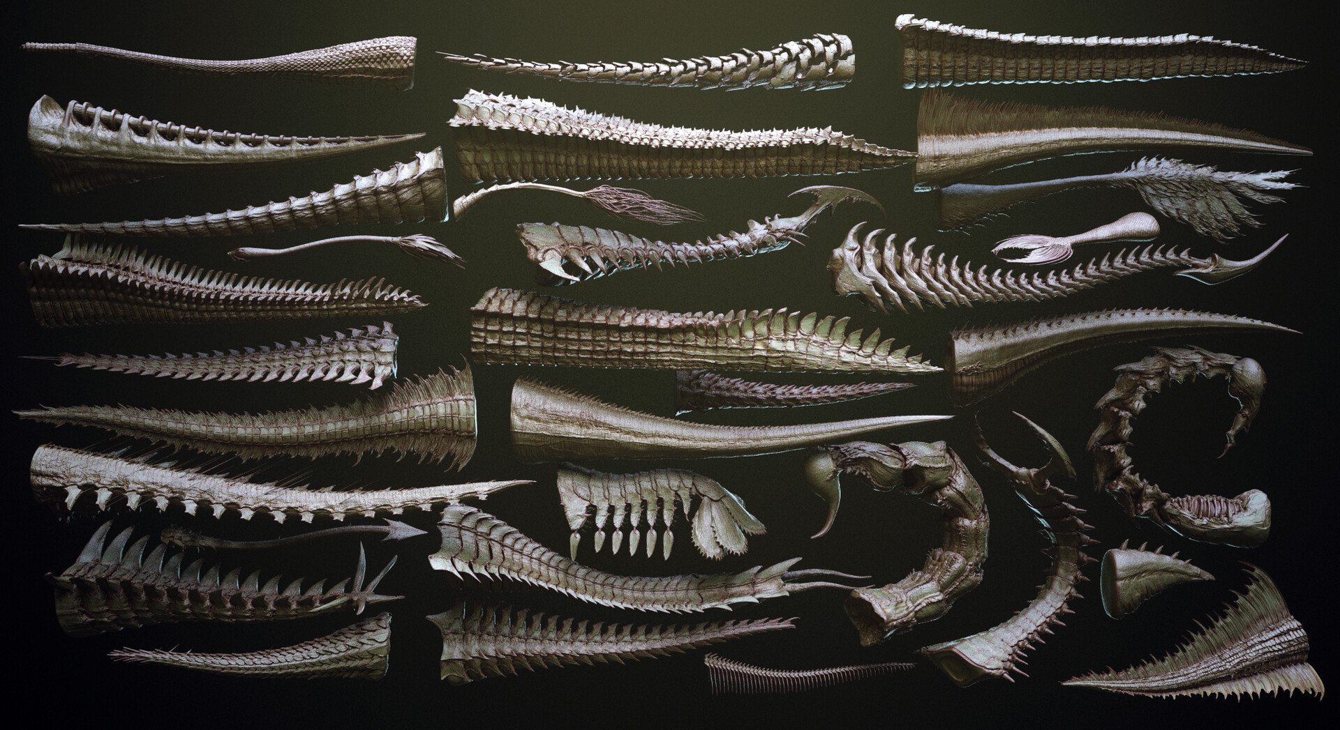 ArtStation - Creature Feature Volume 15 - TAILS - OUT NOW - sorry ...