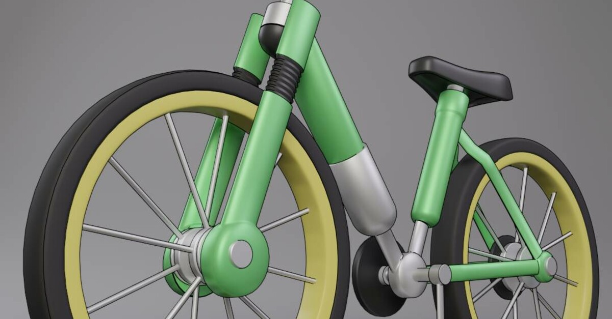 ArtStation - Pokémon 1st gen Bicycle!