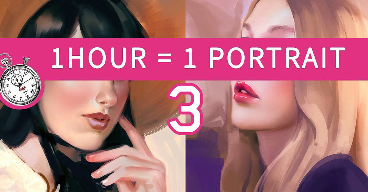 ArtStation - 1 Hour = 1 Portrait is back