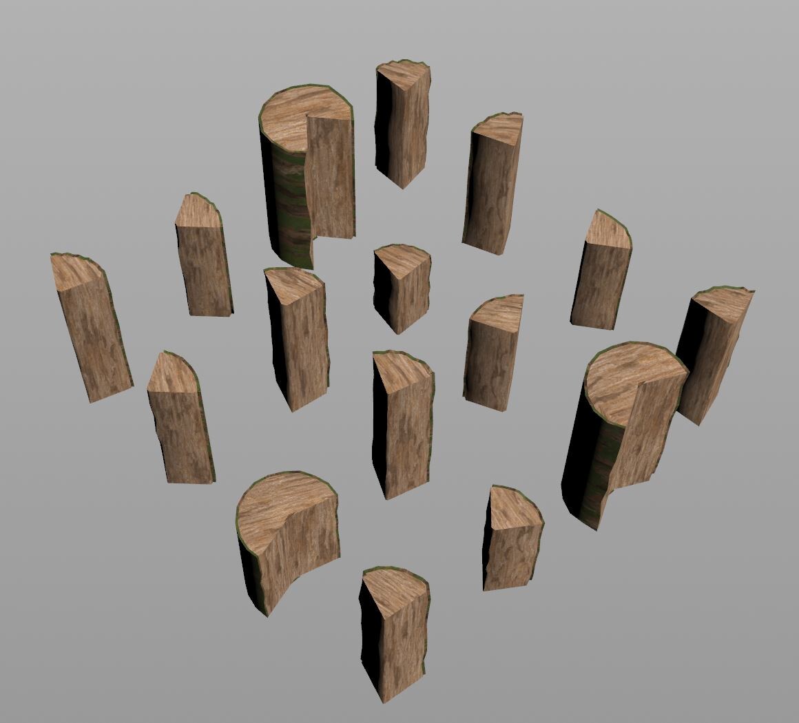 Rosen Kazlachev - [Houdini] Procedural Chopped Wood