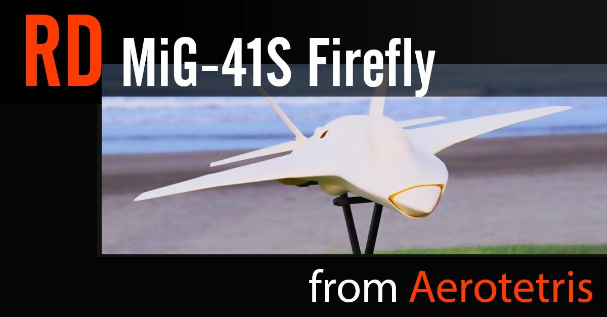 ArtStation - MiG-41S Firefly RC model kit