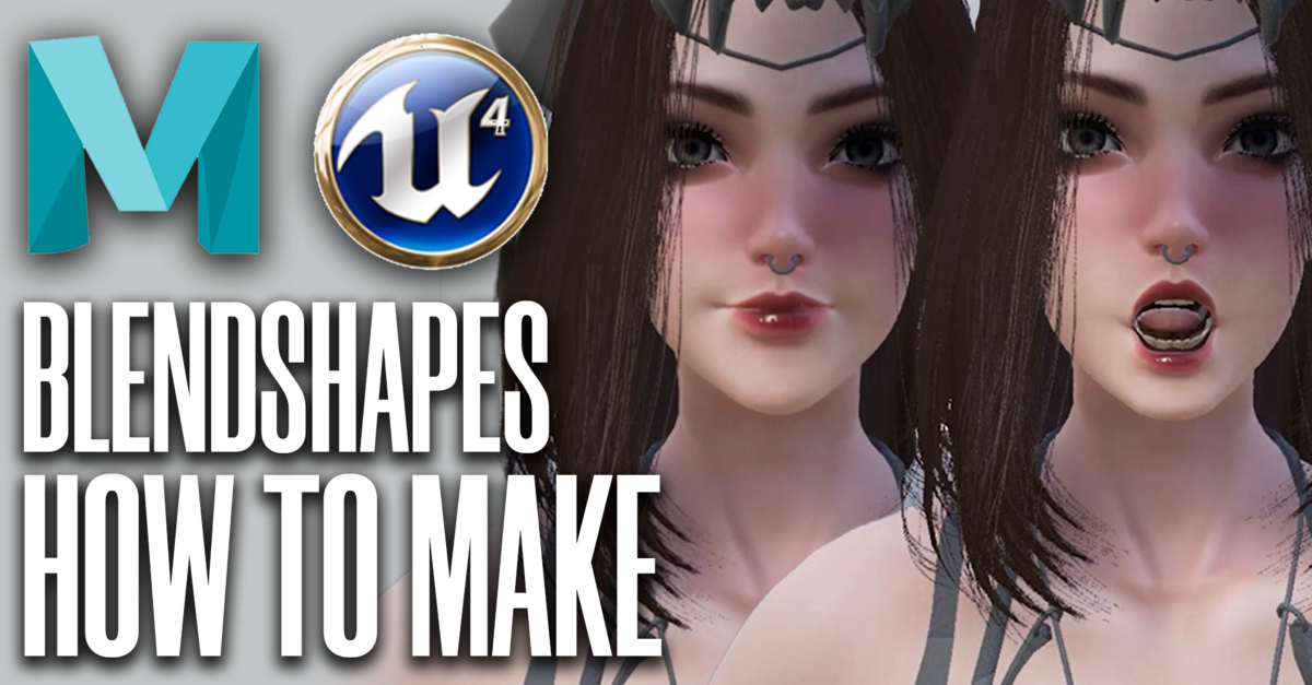 ArtStation - MY NEW TUTORIAL - BLENDSHAPES