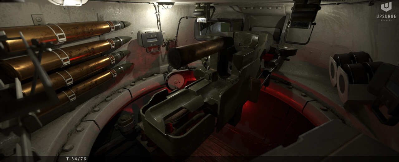 Upsurge Studios East - Pavlov VR - Interactive Tank Interiors