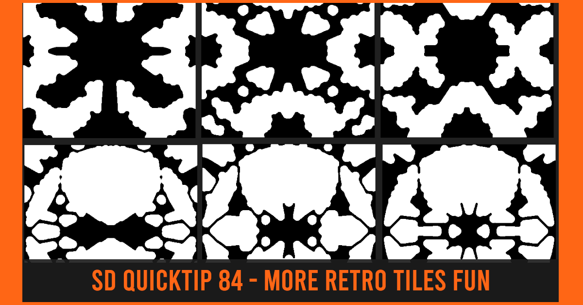 ArtStation - Substance Designer Beginner Quick Tip 84 (More Retro Tiles Fun)