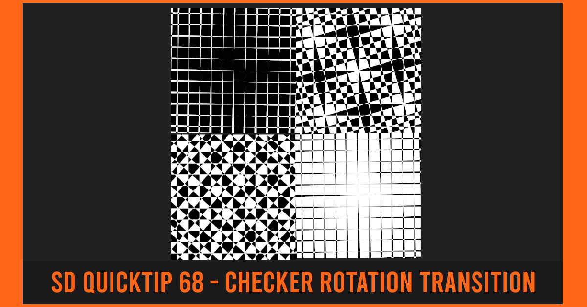 Martin Schmitter - Substance Designer Beginner Quick Tip 68 (Checker ...
