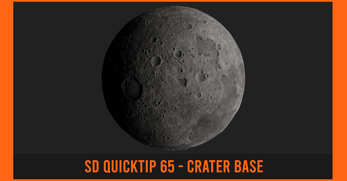 ArtStation - Substance Designer Beginner Quick Tip 65 (Base of a crater)