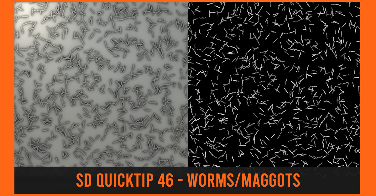 Martin Schmitter - Substance Designer Beginner Quick Tip 46 (Worms/Maggots)