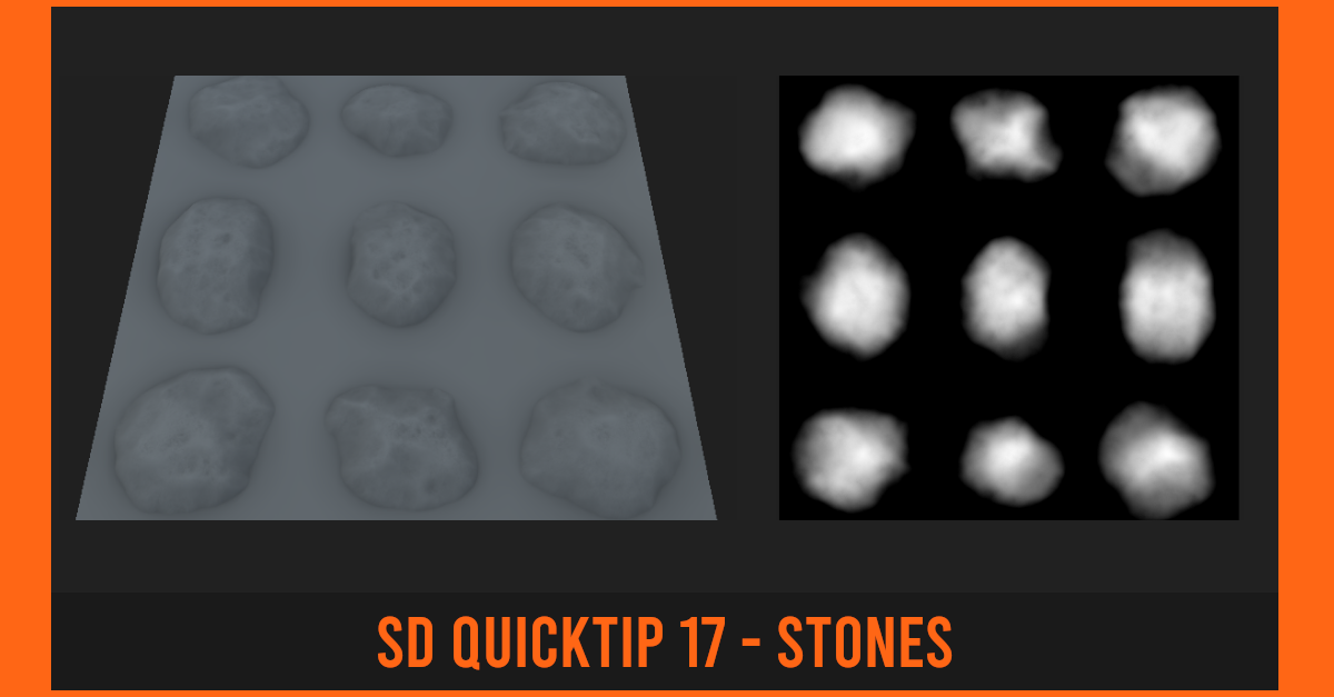 ArtStation - Substance Designer Beginner Quick Tip 17 (Stones)