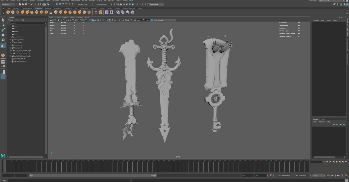 ArtStation - Sword work