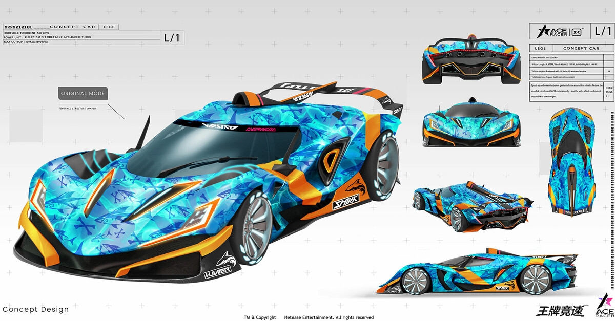 ArtStation - ACE RACER | Racing game painting